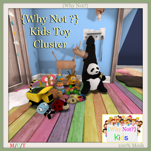 Second Life Marketplace - {Why Not ?} Kids Toy Cluster-Boxed